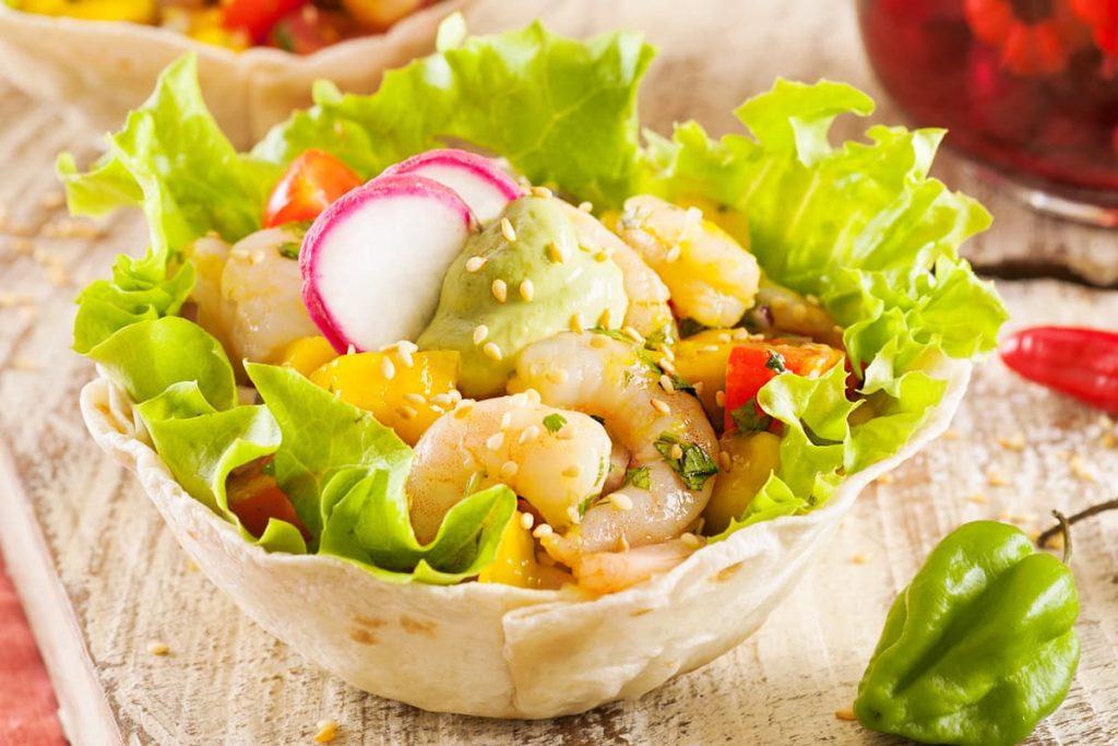 Ensalada de camarón y palta - Pancho Villa