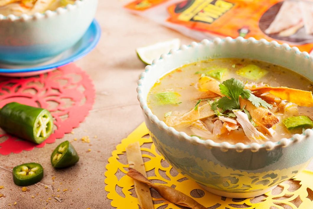 Sopa mexicana de limón - Pancho Villa